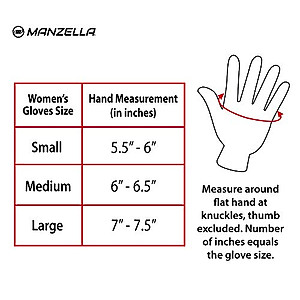 Manzella Women's All Elements 3.0 Cold Weather Sports Glove