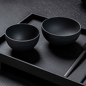 Villeroy & Boch - 1042391900 Manufacture Rock Rice Bowl, 20.25 oz, Premium Porcelain, Gray