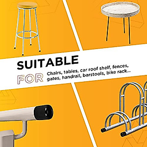 Prescott Plastics Made in USA 0.375" Inch Round Vinyl Plug Insert (20Pack), Rubber Flexible End Cap for Metal Tubing, Fence, Glide Insert for Pipe Post, Chairs and Furniture