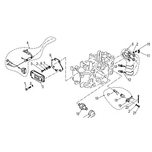 Boat Motor 339-859738T1 825101A2 95188T F25-05120000 Ignition Coil for Mercury Marine Mercruiser Quicksilver Parsun HDX Makara Outboard Engine 25HP 40HP 50HP 60HP, fit Sierra 18-23205