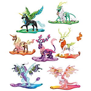 Mattel Mega Crystal Creatures Mystery Egg Slime Toy Building Set - Series 2 [Styles May Vary]