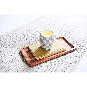 Paddywax Checkmate Artisan Hand-Poured Scented Candle, 11-Ounce, Cotton + Teak