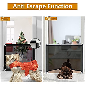 Dog gate,Stair gate,Isolation gate,pet gate Dog Fence Portable Puppy Isolation net Isolation gate,Multipurpose Stairs,Kitchen,edroom(31.5 * 39.4in)