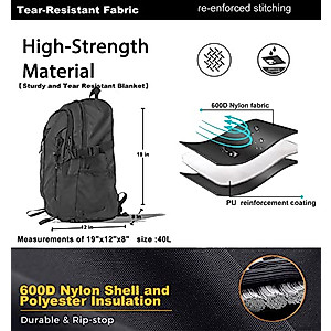 WolfWarriorX Backpack for Men Laptop Backpacks - for Hiking Outdoor Sports Black