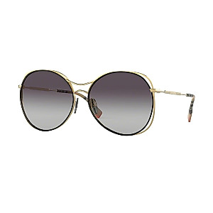 Burberry 0BE3105 Gold/Black/Grey Gradient One Size