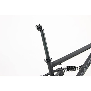 Gravity FSX 29 inch Wheel Aluminum Dual Suspension Mountain Bike ATB Bike Frame (Satin Nautical Blue, 19 inch = Lrg fits* 6'1" to 6'3")