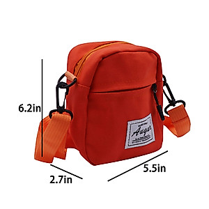 JUMISEE Fashion Canvas Crossbody Purse Small Cell Phone Bag Messenger Bag Handbag for Men Women Kids