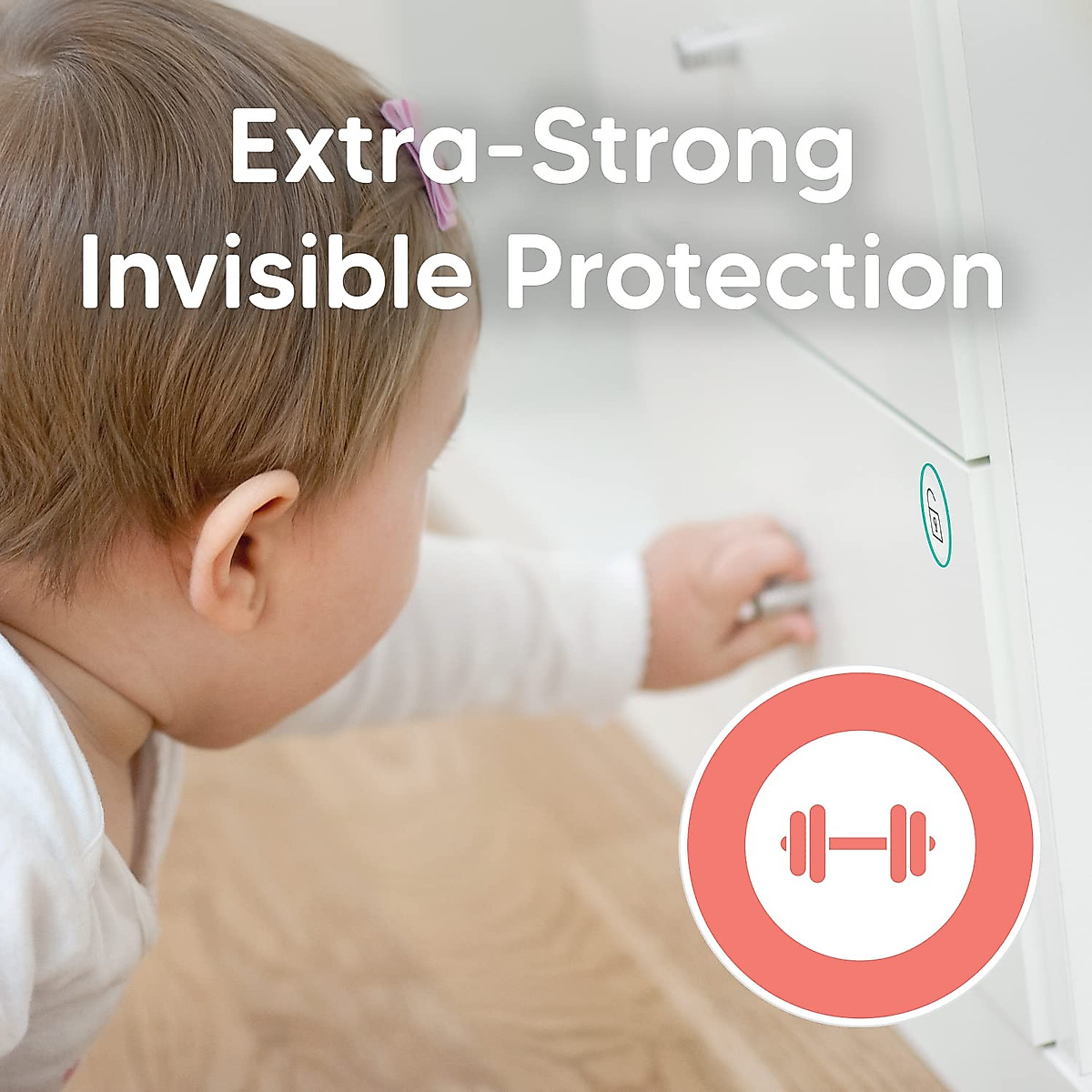 AYCORN Safety Magnetic Child Locks for Cabinets (10 Locks & 2 Keys), Baby Proofing Cabinet Locks for Doors and Drawers 10 Pack - Easy Install No Screws or Drilling Toddler Child proof Cabinet Latches