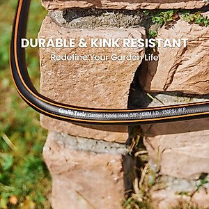 Giraffe Tools Leader Hose 2ft x 5/8", Short Water Hose Heavy Duty for Hose Reel, Lightweight, Flexible with Double Female Fittings