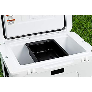 BEAST COOLER ACCESSORIES Solid Plastic Dry Goods Tray for Yeti Tundra Haul Cooler, Black, 12"
