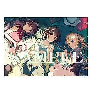 Saekano the Movie: Finale How to Raise a Dull Girlfriend Fine (Limited Edition) (Blu-ray) Character draft, drawn by Kurehito Misaki B2 clear poster A5 size with mouse pad