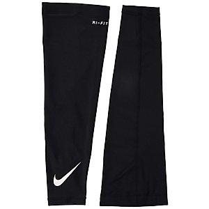 Nike Unisex Dri-Fit Solar Arm Sleeve (Black/White, Small/Medium)