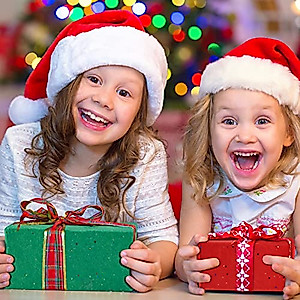 NEBURORA Glitter Tissue Paper for Packaging 50x66cm Green Red Tissue Paper for Christmas Gift Wrapping Bouquet Packaging Craft Paper for Christmas Party Supplies 20 Sheets