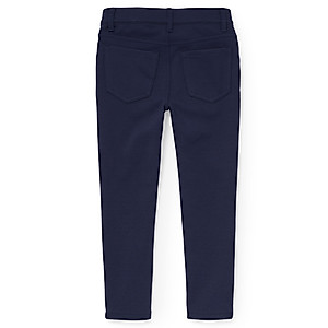 The Children's Place girls Uniform Ponte Knit Pull on Jeggings Jeans, Tidal Single, 6 US