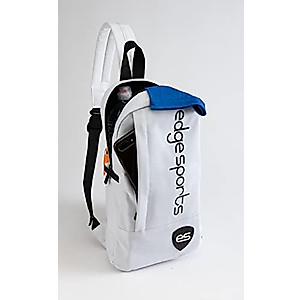EDGE SPORTS Unisex Crossbody Sling Bag Day Bag for the Gym, Hiking, Running, Training, and Travel (White)