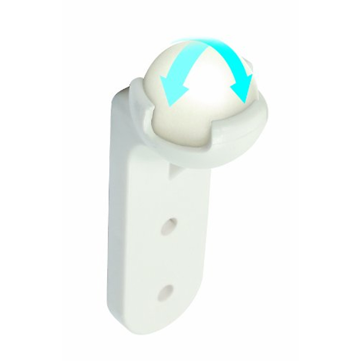 Camco 42005 Awning Roller Ball with Screen Door Slide, White