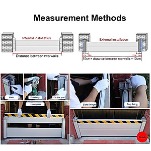 Sliding Glass Doors / Garage/Warehouse Rain Water Barrier, 87 85 83 74 72 67 61 57 39 35 Inch Wide Commercial Reusable Water Dams Barrier, Removable Water Prevention System ( Color : H 7.8in/20cm , Si