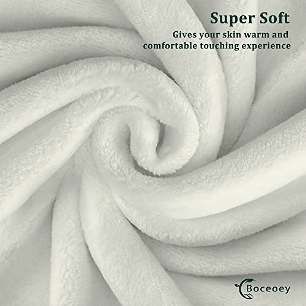 Boceoey Throw Blanket for Couch Soft Blanket Warm Lightweight, Fleece Blanket Queen Size for Bedspread, Fluffy Cozy Blankets for Bed Sofa Travel Camping 108x90 Inches Sea Otter