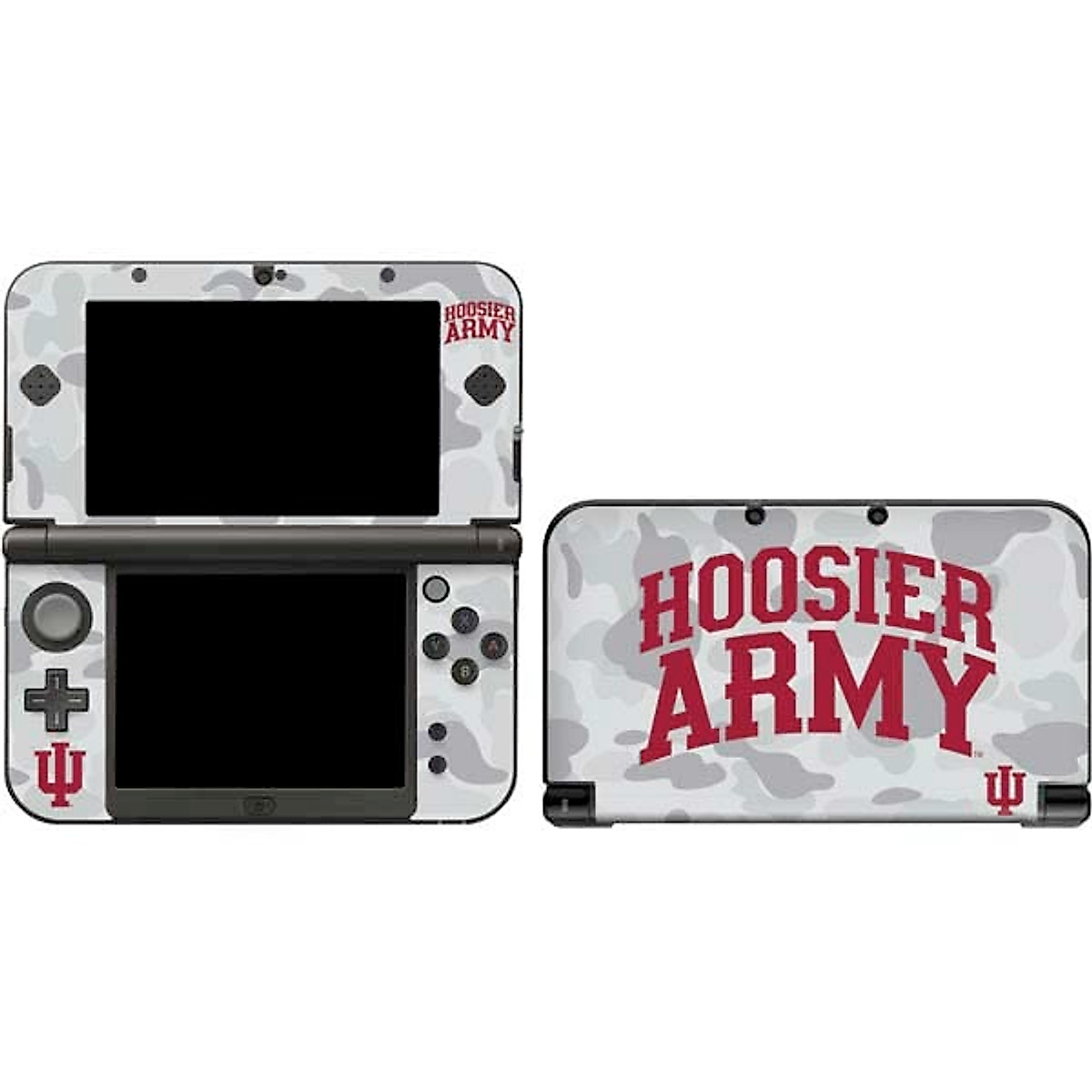 Skinit Decal Gaming Skin Compatible with 3DS XL 2015 - Officially Licensed Indiana University Hoosier Army Design