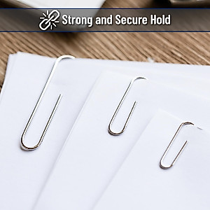 Mr. Pen- Paper Clips, 450 Pack, Silver, Paper Clips Assorted Sizes, Paperclips, Paper Clip, Large Paper Clips, Clips for Paperwork, Small Paper Clips, Big Paper Clips, Paper Clip Assortment, Clip