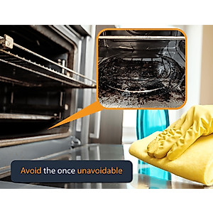 8 Pack Refrigerator Liners Sheet and 3 Pack Oven Liners Bundle - Say Goodbye to Messy Spills and Stains BPA & PFOA Free Kitchen Accessories