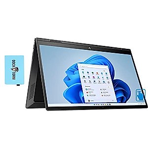 HP Envy x360 15.6" FHD IPS Touchscreen 2-in-1 Laptop (AMD Ryzen 5 5625U 6-Core, 16GB RAM, 512GB PCIe SSD, AMD Radeon, Backlit KYB, Killer WiFi 6E, Bluetooth 5.2, HD Webcam, Win 11 Home) with Hub