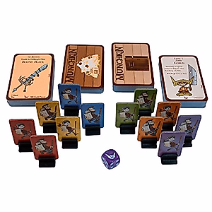 Steve Jackson Games Munchkin Pathfinder Deluxe Board Game (Base Game) | Board Game for Adults, Kids, & Family | Fantasy Adventure RPG | Ages 10+ | 3-6 Players | Avg Play Time 120 Min