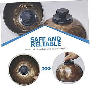 BIUDECO 6 Pcs Bodhisattva Bowl Spiritual Decor Strong Suction Cup Tibetan Bowl Handle Bowl Lifter Meditation for Women Tibetan Singing Bowl Accessories Tibetan Bowl Suction Cup