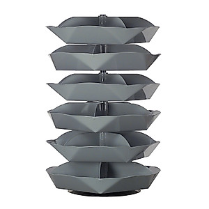 Durham Manufacturing 1506-95 Rotabin 6 Shelf 44" (5 compartments per Shell)