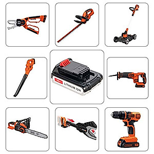 CELL9102 20V Lithium Battery Charger for Black and Decker 20V LCS1620 Charger and Battery LBXR20 BXR20-OPE LBXR2020 LBXR20, Capacity Output 2.5Ah