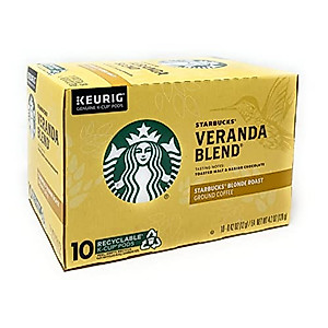 Starbucks Veranda Blend Blonde Roast K-Cup pods - 10 count