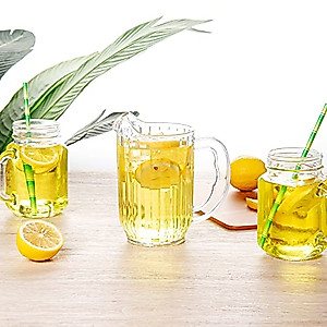 Restaurantware Base 32 Ounce Beer Pitcher, 1 Durable Restaurant Pitcher - Hard Plastic, Serve Soda, Lemonade, Juice, or Sangria, Clear Plastic Water Pitcher, For Bars, Parties, or Homes