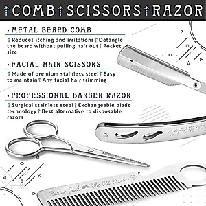 Beard Care Kit, 4pc, for all your needs