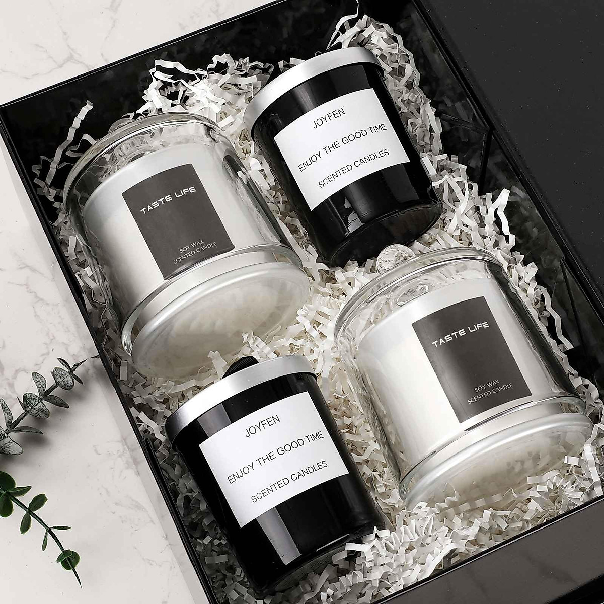 PLINJOY 4 OZ Crinkle Cut Paper Shred Filler for Gift Basket Shredded Confetti Paper Box Stuffing Easter Basket Grass (White)