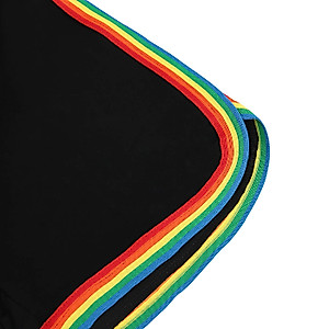 HDE Womens Rainbow Striped Retro Fashion Dolphin Running Workout Shorts 3X