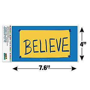 Ted Lasso Believe Automotive Car Window Locker Bumper Sticker