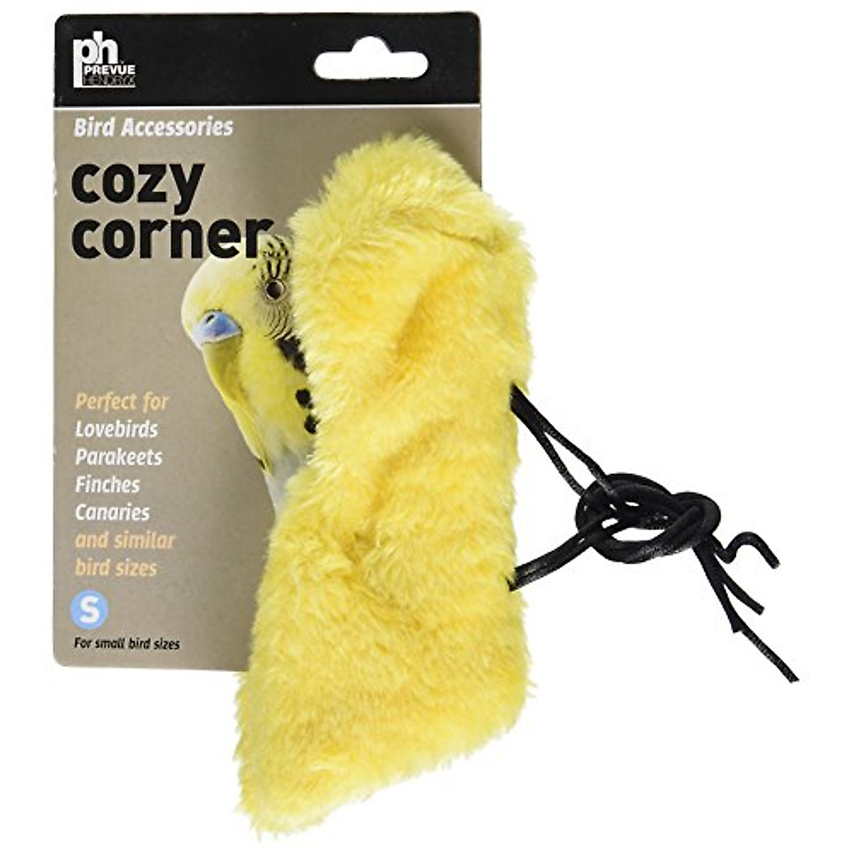Prevue Pet Products BPV1160 6-Inch Cozy Corner Fleece Bird Blanket, Small