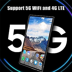 10.1in LCD 6GB RAM 128GB ROM Octa Core Dual Camera 5G WiFi Tablet with Case, Keyboard and Mouse (US Plug)