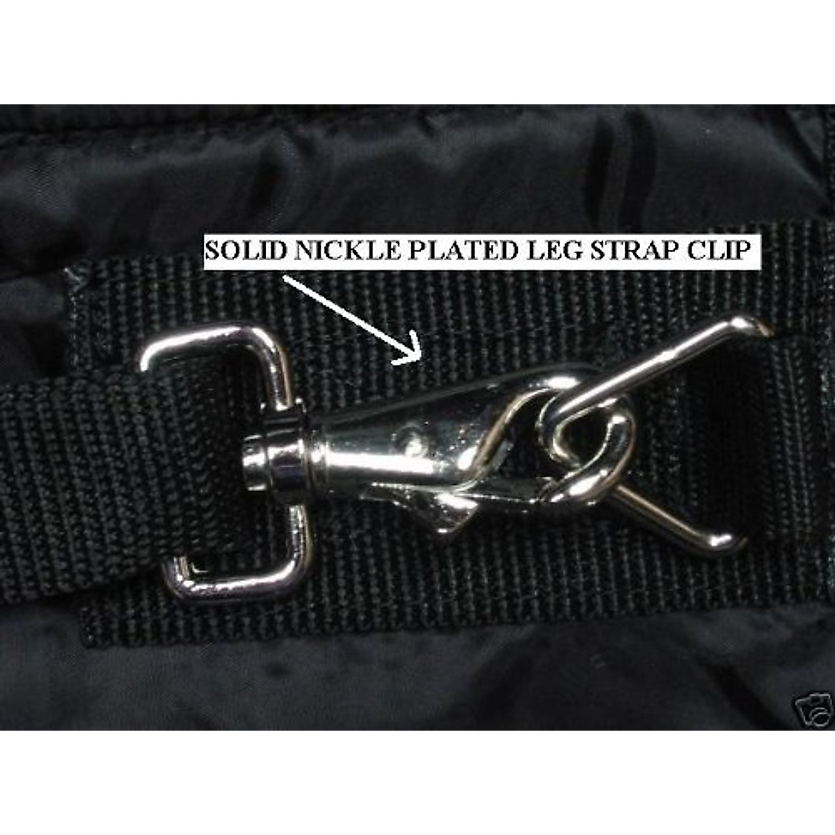 Axiom 1800D Ballistic Nylon Star Black Super Tough Heavy Weight 300G Combo Horse Blanket - 81"