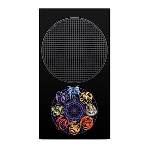 Head Case Designs Officially Licensed Anne Stokes Dragon Cycle Dragons of The Sabbats Vinyl Sticker Gaming Skin Decal Cover Compatible with Xbox Series S Console and Controller Bundle