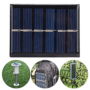 4Pcs 3V 0.3W Polycrystalline Silicon DIY Safety Solar Power Charging Panel with Cable 65x48mm