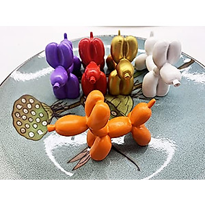 Eonyea Balloon Dog Mini Art Animal Small Statue (White)