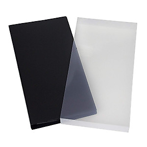 Photo Album 4x6 Holds 300 Photos - Art Portfolio with Protective Poly Case - Space Saver