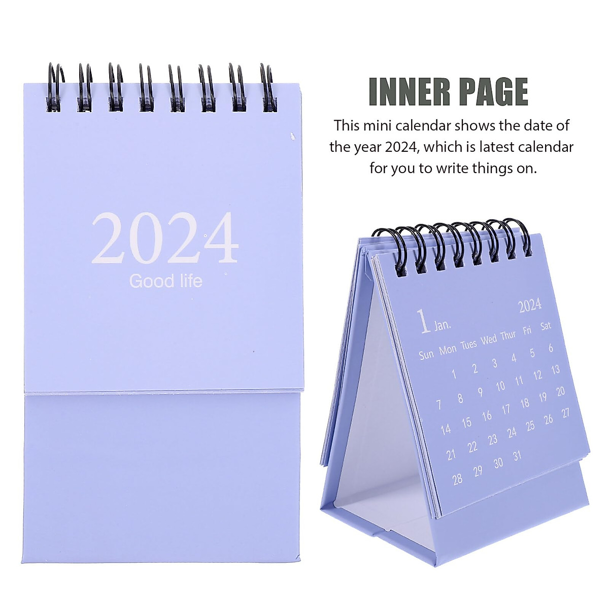 MAGICLULU 2024 Calendar for Table Small Desk Calendar Year of The Dragon Calendar Desk Pad Calendar De Adviento Maquillaje Decorative Desk Calendar Office Morandi Paper Coil