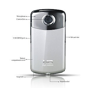 270 Degree Rotation LCD 16X Digital Zoom Camcorder