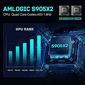 Retro Game Console Super Console x2 Pro Built-in 100000+ Games, 4K TV/AV Output Emulator Console, Video Game Console Support 60+ Emulators S905X2, EmuELEC 4.5/Android 9.0/CoreE 3 System in One(256G)