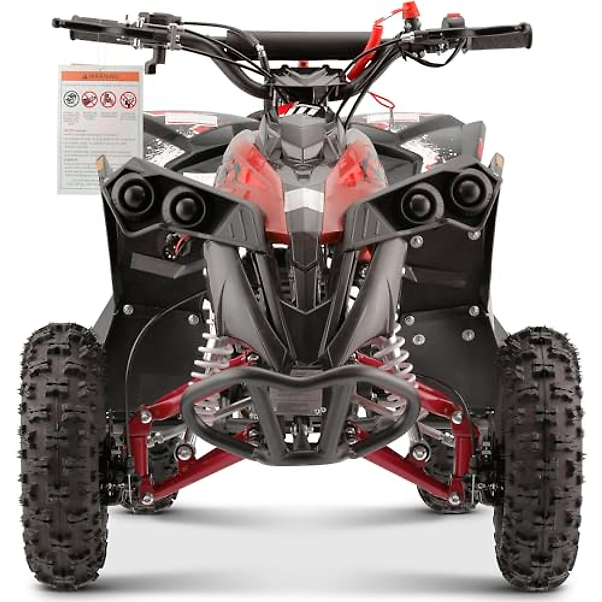 MotoTec Renegade 40cc 4-Stroke Kids Gas ATV Red
