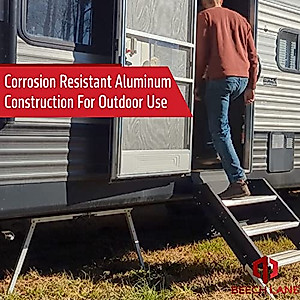 Beech Lane Universal RV Stabilizer, Reduces RV Wobble, Compact Foldable Design for Easy Storage, Adjustable Height of 12" to 26.5", Patent Pending (1 Pack)