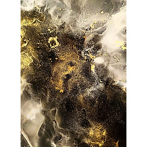 Alcohol Ink Paper - Non-Absorbent, Heavy Weight & Tear Resistant - Easily Wipes Off for Reusable Art Paper - Flexible Matte Black EVO 8.5x11 Inch 10 Sheets