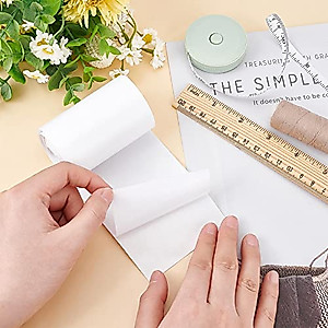 PandaHall 2m Nylon Repair Patches, White Self-Adhesive Nylon Patch Waterproof Clothing Repair Patches Stickers for Down Jacket Pant Shoes Tent Bag Boat Cover, 76x0.2mm